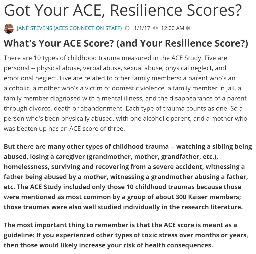 Resources About Adverse and Positive Childhood Experiences and Trauma ...